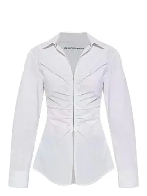 Alexander Wang Zip-up Shirt - White