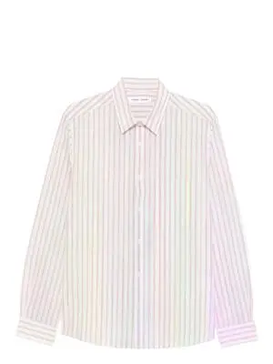 SAMSOE SAMSOE Saryan X Striped Pocket Shirt - Neutrals