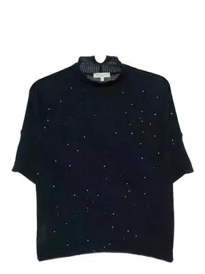 Antonelli Firenze Agatea Embellished T-shirt - Blue