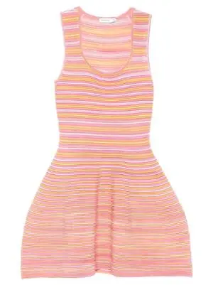 Simkhai Striped Mini Dress - Pink