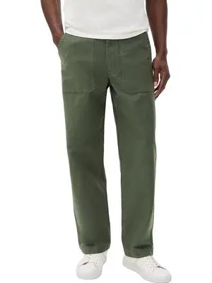 Madewell Garment Dye Slub Sateen Baker Pants - Surplus