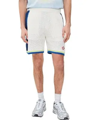 Casablanca Crochet Shorts - White