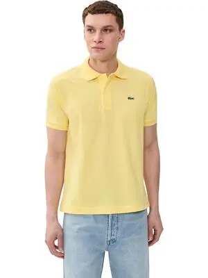 Lacoste Original Cotton Pique Polo Yellow