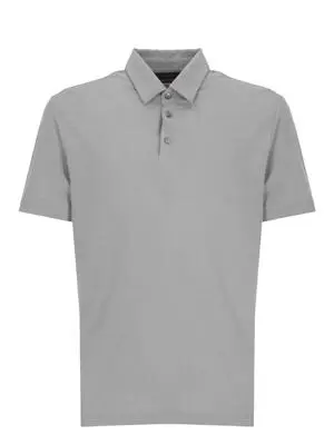 ZANONE Short-sleeve Polo Shirt - Grey
