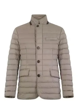 MOORER Quilted Padded Jacket - Neutrals