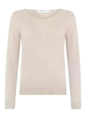 Fabiana Filippi Long-sleeve Round-neck Jumper - Neutrals