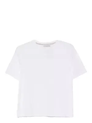 LE TRICOT PERUGIA Round Neck T-shirt - White