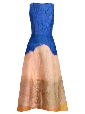 Ulla Johnson Georgia Sleeveless Midi Dress Orange