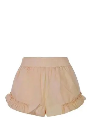 Simone Rocha Frill Track Shorts - Neutrals