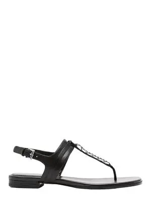 Michael Kors Marcia Chain-detail Sandals - Black