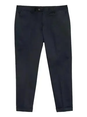 CENERE GB Cuffed Chinos - Blue