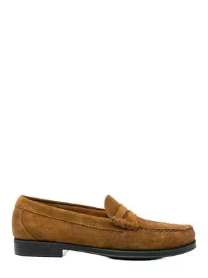 G.H.BASS Larson Suede Loafers Brown