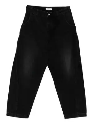 You Must Create Five-pocket Jeans With Carpenter Detail - Black