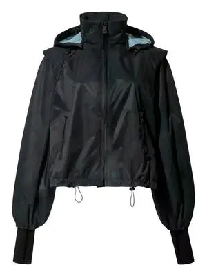 Perfect Moment Hooded Lightweight Jacket - Black