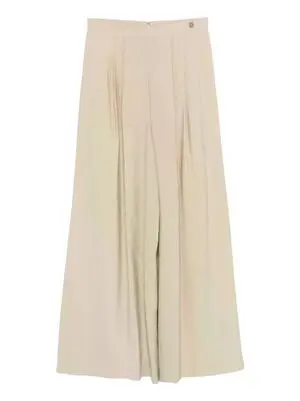 CURIEL Pleated Palazzo Pants