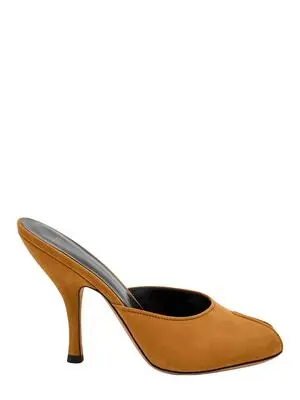 JUDE Date 110 Nubuck Mules - Brown