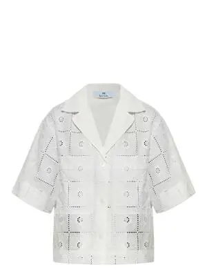 Paul Smith Floral-embroidered Shirt - White