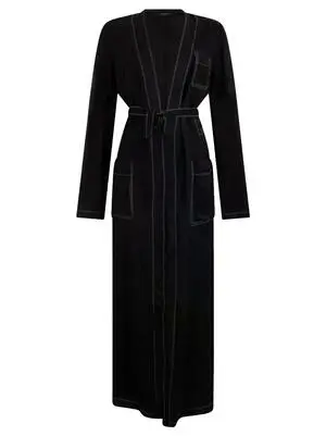Fabiana Filippi Belted Maxi Dress - Black