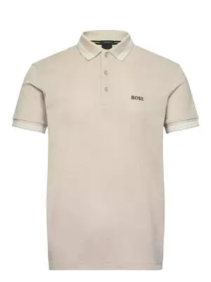 BOSS Logo Short-sleeve Polo Shirt - Grey