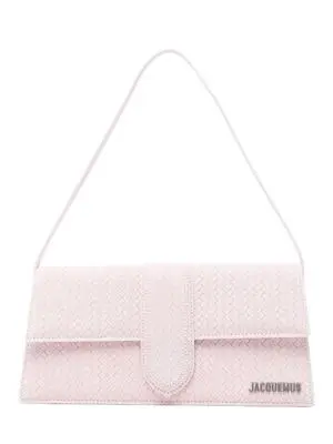 Jacquemus Le Bambino Long Leather Shoulder Bag Pink