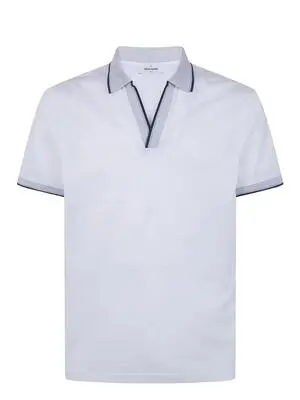 GRAN SASSO Tennis Skipper Short Sleeves Polo Shirt - White