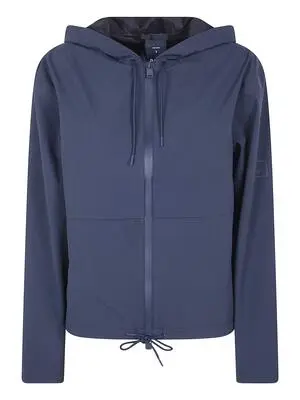 Rains Suva Hardshell Short String Jacket - Blue