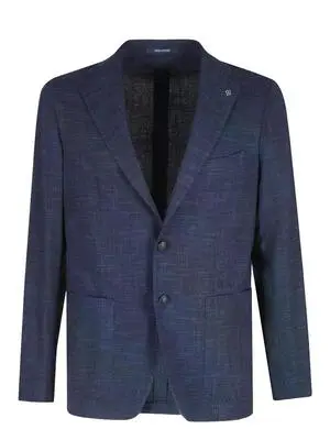 Tagliatore Montecarlo Button Single-breasted Blazer - Blue