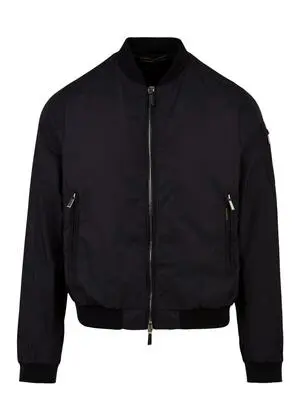 MOORER Acqua Line Bomber Jacket