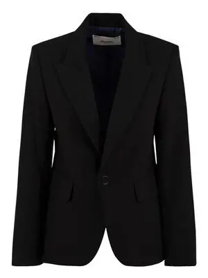 Zadig&Voltaire Structured Blazer With Rhinestone Detail - Black