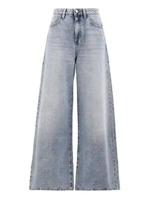 ICON DENIM LOS ANGELES Kendall Wide Leg Jeans - Blue