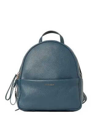 COCCINELLE Textured Leather Backpack - Blue