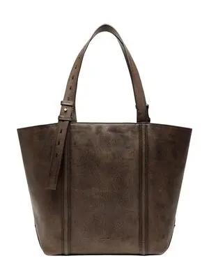 GOLDEN GOOSE 24/7 Aged Leather Bag - Brown