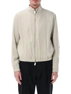 Emporio Armani Zip-up Jacket - White