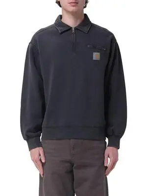 Carhartt Work In Progress Quarter Zip Sweatshirt - Black