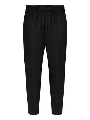 Dolce & Gabbana Panelled Drawstring Trousers - Black
