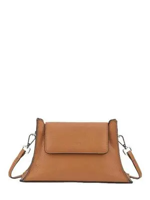 BEHNO Mini Winnie Pebble Leather Crossbody Bag - Clay