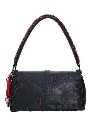 Desigual Faux Leather Crossbody Bag - Black