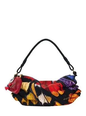 Desigual Butterfly Print Cotton Bag - Multi