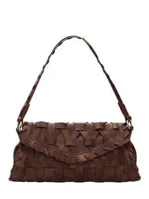 Desigual Woven Handbag - Brown