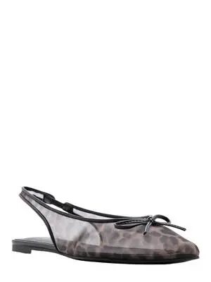 CALL IT SPRING BY ALDO Jennika Mesh Slingback Flats - Brown Multi