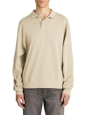 MAVI Cotton Polo Sweatshirt - Abbey Stone