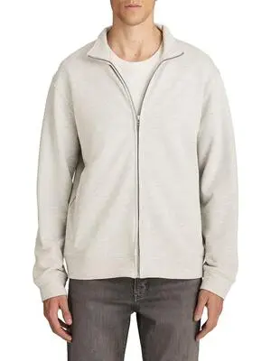 MAVI Edition Zip-up Cotton Blend Sweatshirt - Kar Melange