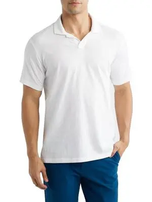 GREYSON Alpha Slub Johnny Collar Polo