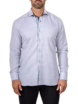 MACEOO Eins Marthy Cotton Button-up Shirt - Grey