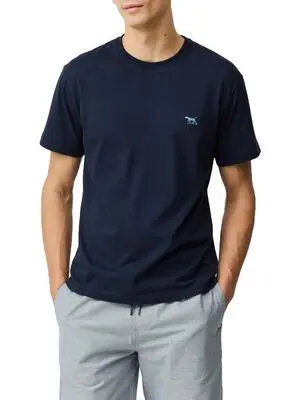 Rodd & Gunn The Gunn Tee 2.0 Sports Fit Cotton T-shirt - Midnight