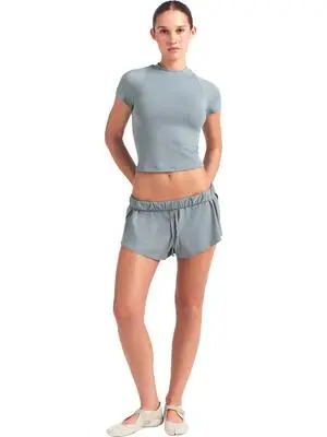 Nike Skims Airy Mini Shorts - Blue