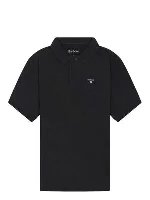 Barbour Logo Polo Shirt - Black