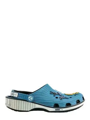 CROCS Pinstripe Fantastic Four Clogs Blue