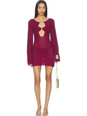 AWAY THAT DAY Havana Dress - Cassis