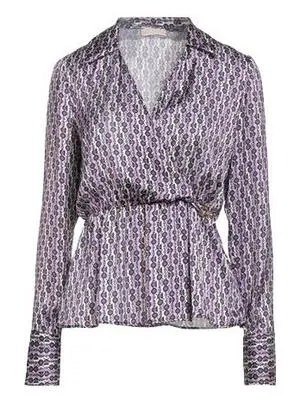 Liu Jo Embellished Satin Top - Purple